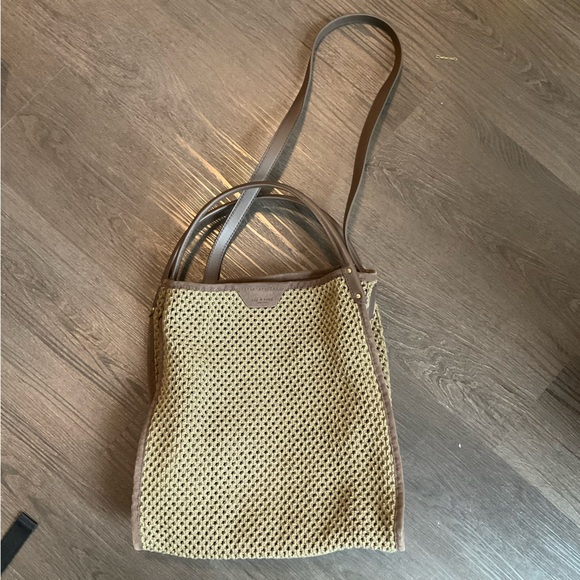 rag & bone | Bags | Rag Bone Woven Netted Leather Passenger Tote | Poshmark
